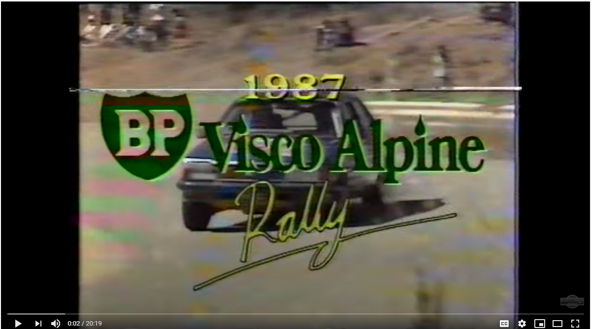 1987 Alpine TV coverage - Alpine Rally of East Gippsland